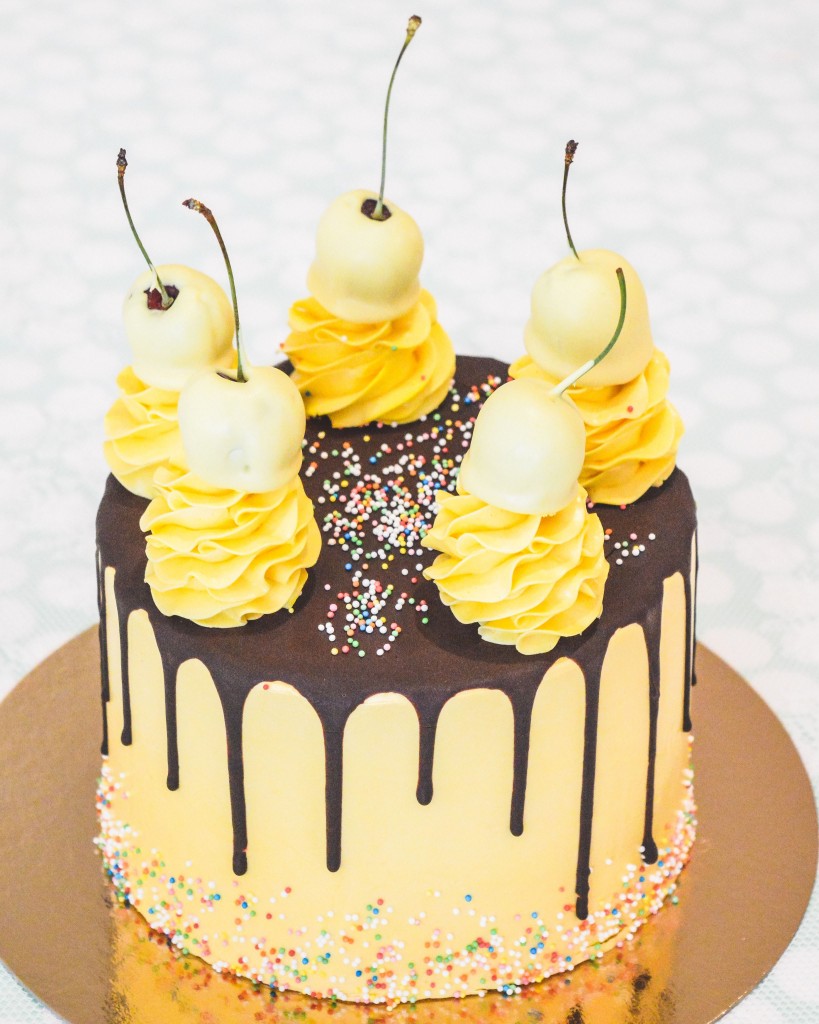 Perfect Pastry | Cherry chocolade drip taart